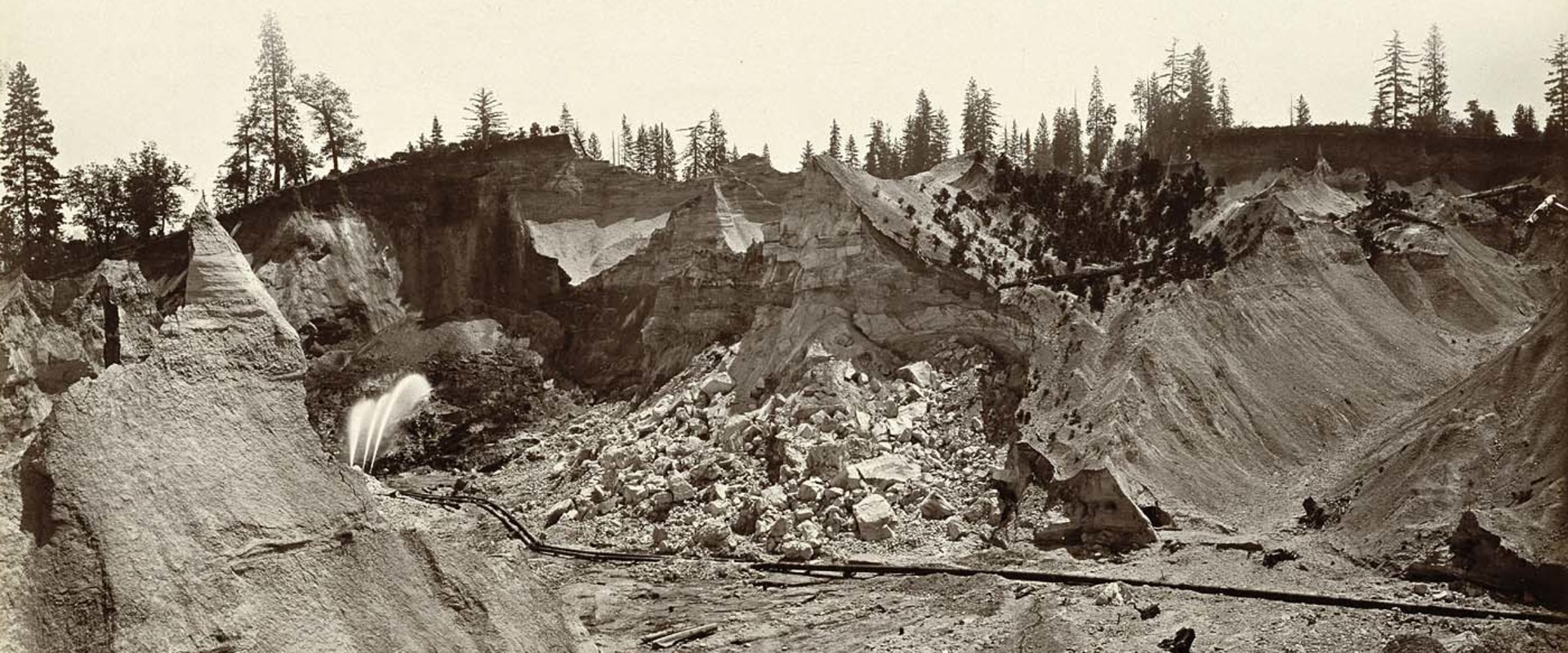 How did the gold rush impact the environment?